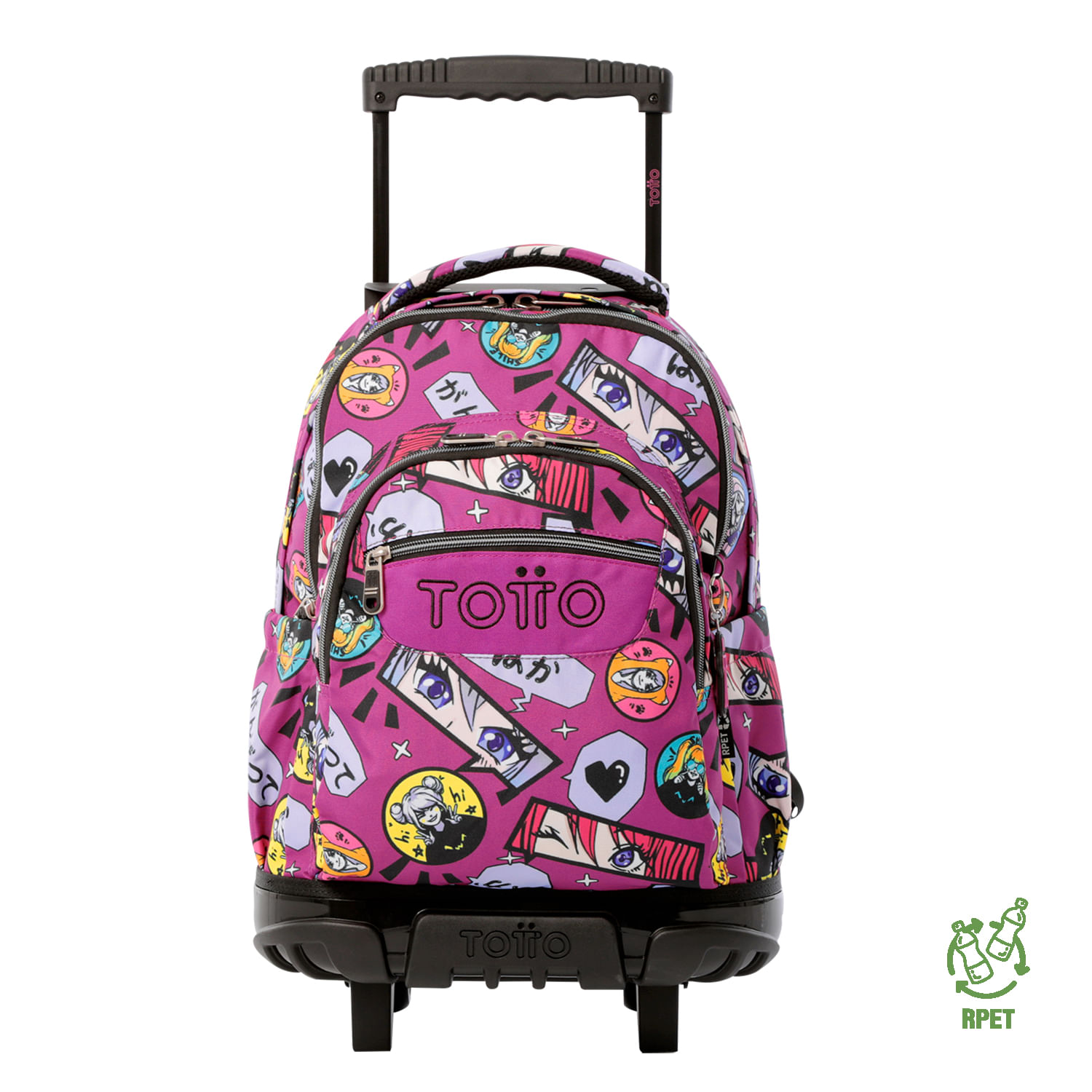 Mochila Grande Con Ruedas Porta Laptop 15.4 | 25 L Renglon | Mx.Totto.com
