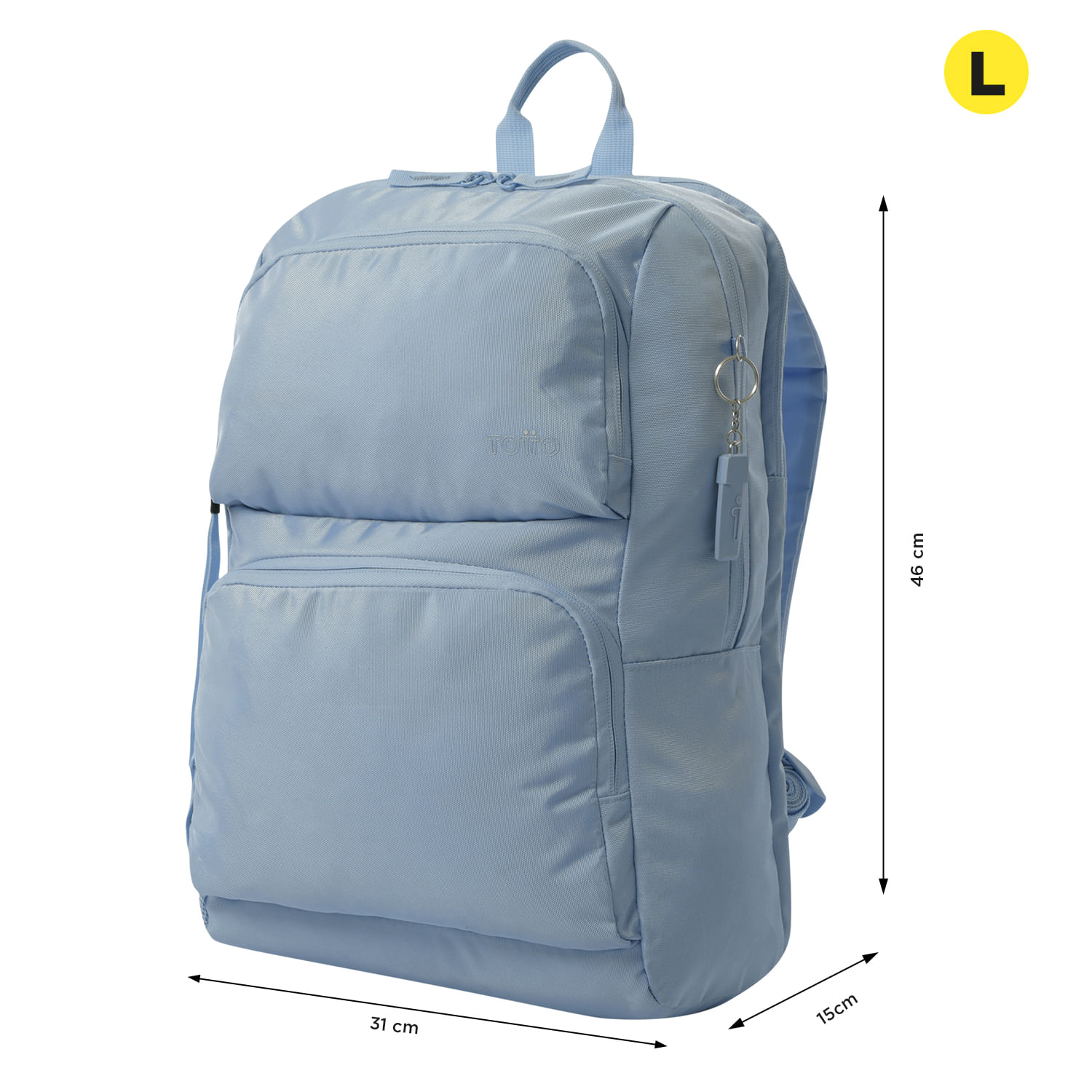 Mochila Grande Porta Laptop 14 | 21 L Cloud | Mx.Totto.com