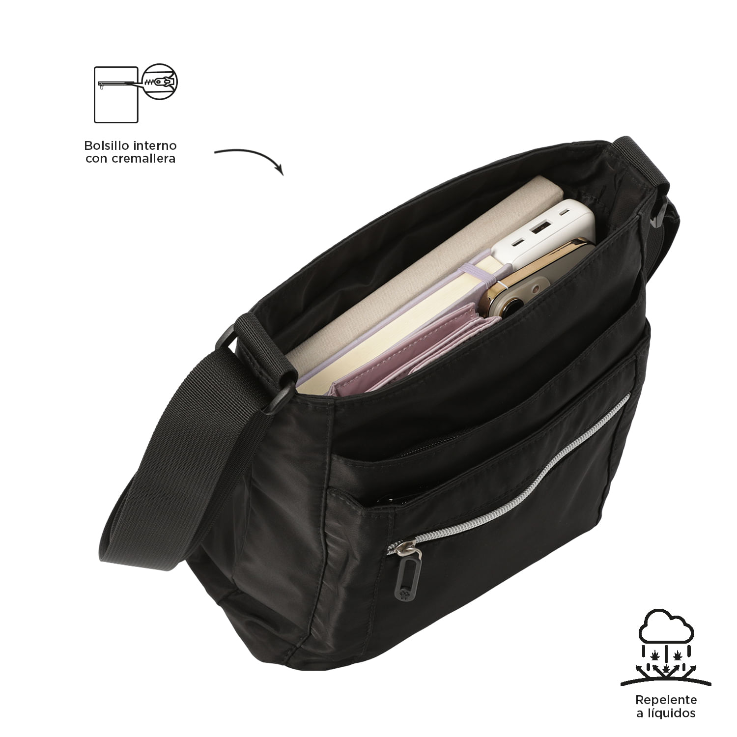 Bolsa De Dama - Mujer Crossbody Satchel Supiori | Mx.Totto.com