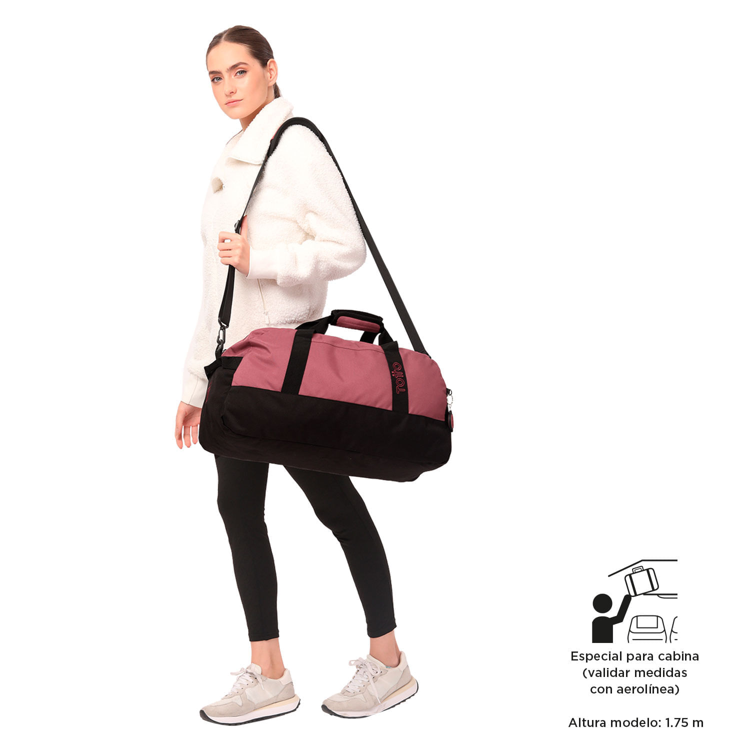 Maleta Deportiva Gym Bolsa De Viaje Mediana Active | Mx.Totto.com