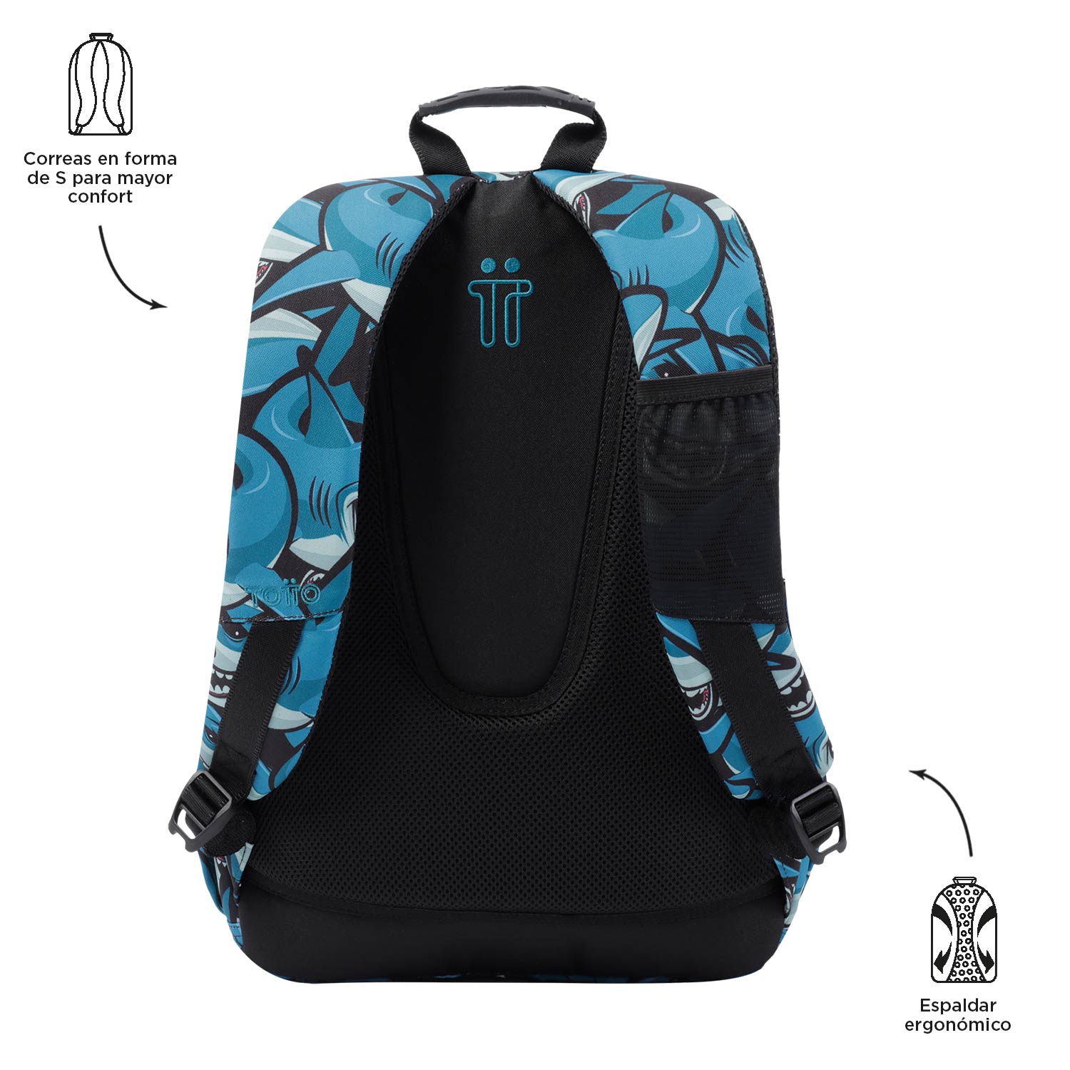Mochila Acuarela Ecofriendly Porta Pc | Mx.Totto.com