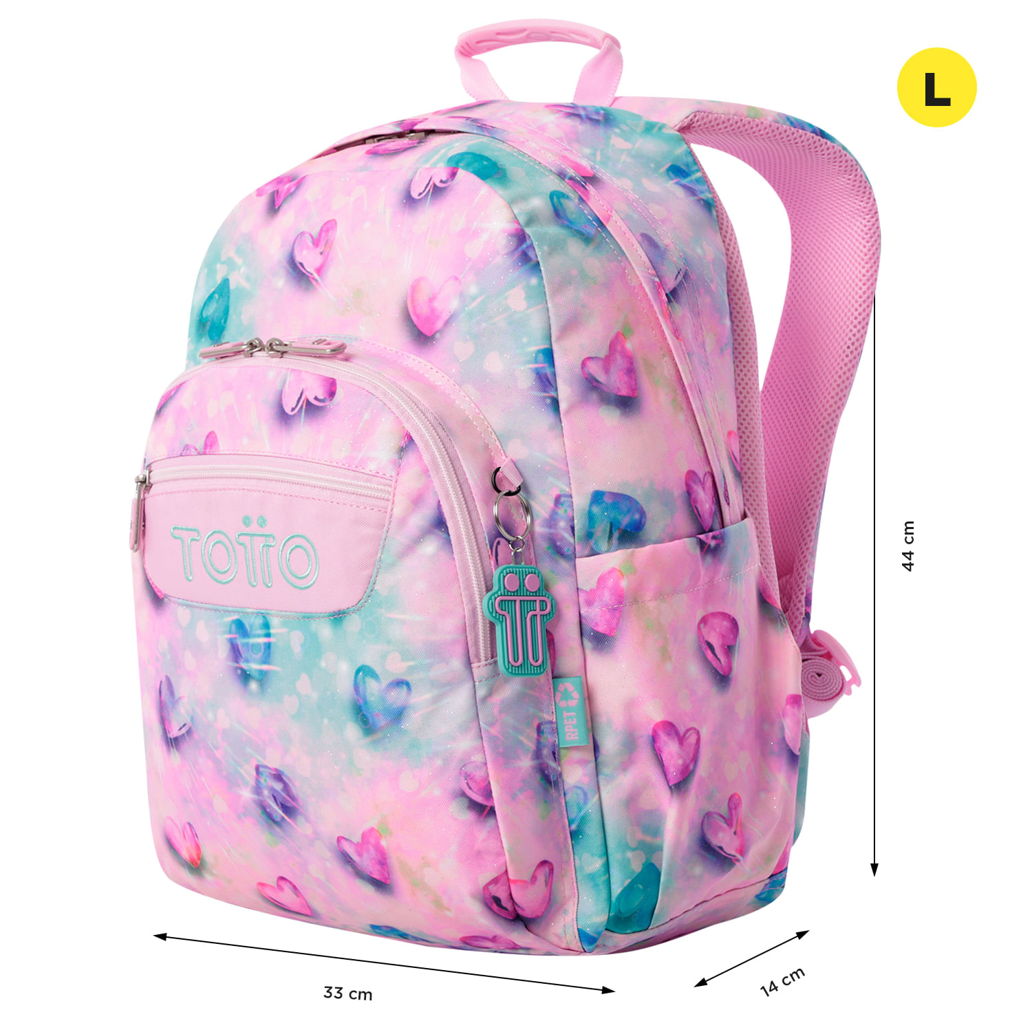 Mochila Ergonómica Grande Porta Laptop 14 | 20 L Acuarela | Mx.Totto.com