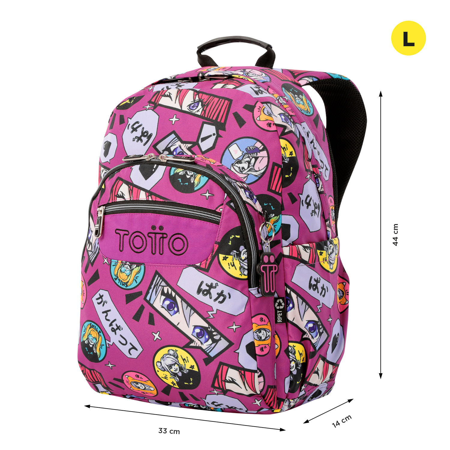 Mochila Ergonómica Grande Porta Laptop 14 | 20 L Acuarela | Mx.Totto.com