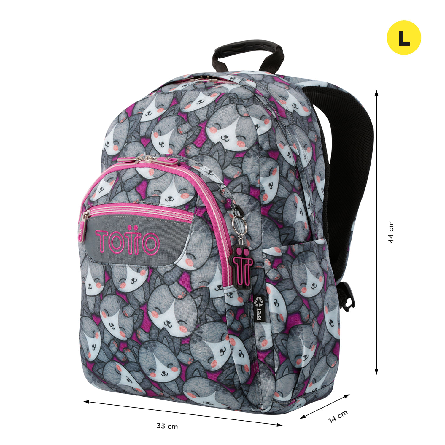 Mochila Ergonómica Grande Porta Laptop 14 | 20 L Acuarela | Mx.Totto.com