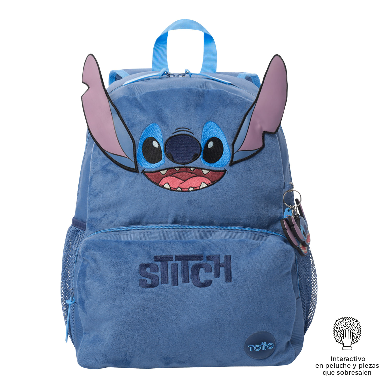 Mochila Mediana Con Bolsillo Para Botella | 17 L Stitch M | Mx.Totto.com